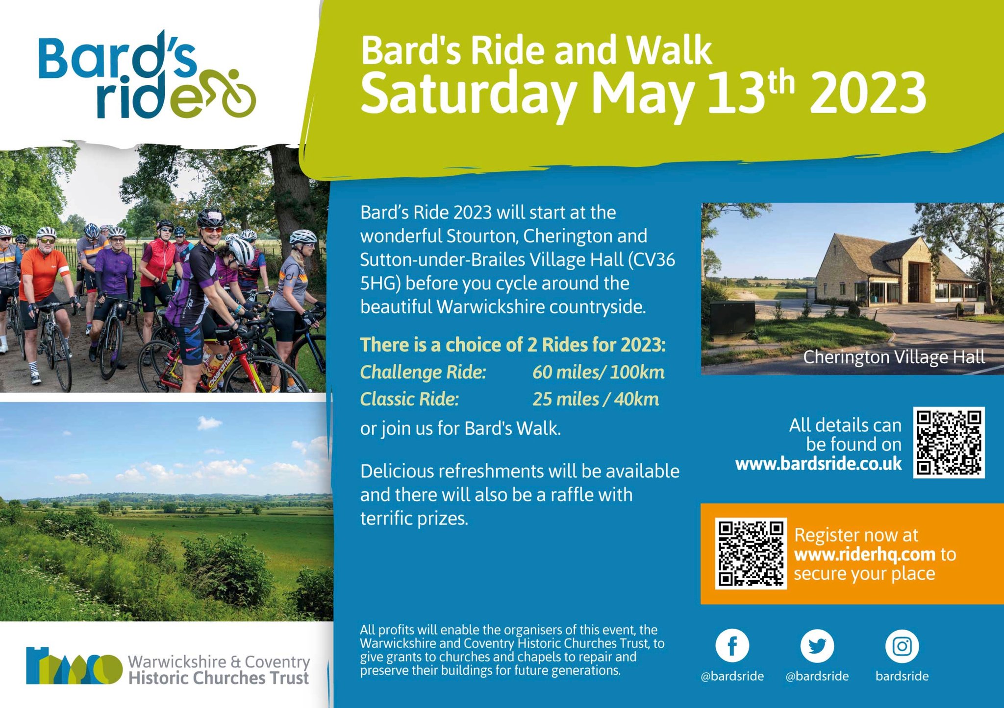 Bard’s Rides and Walks Saturday May 13th | Cherington and Stourton Village