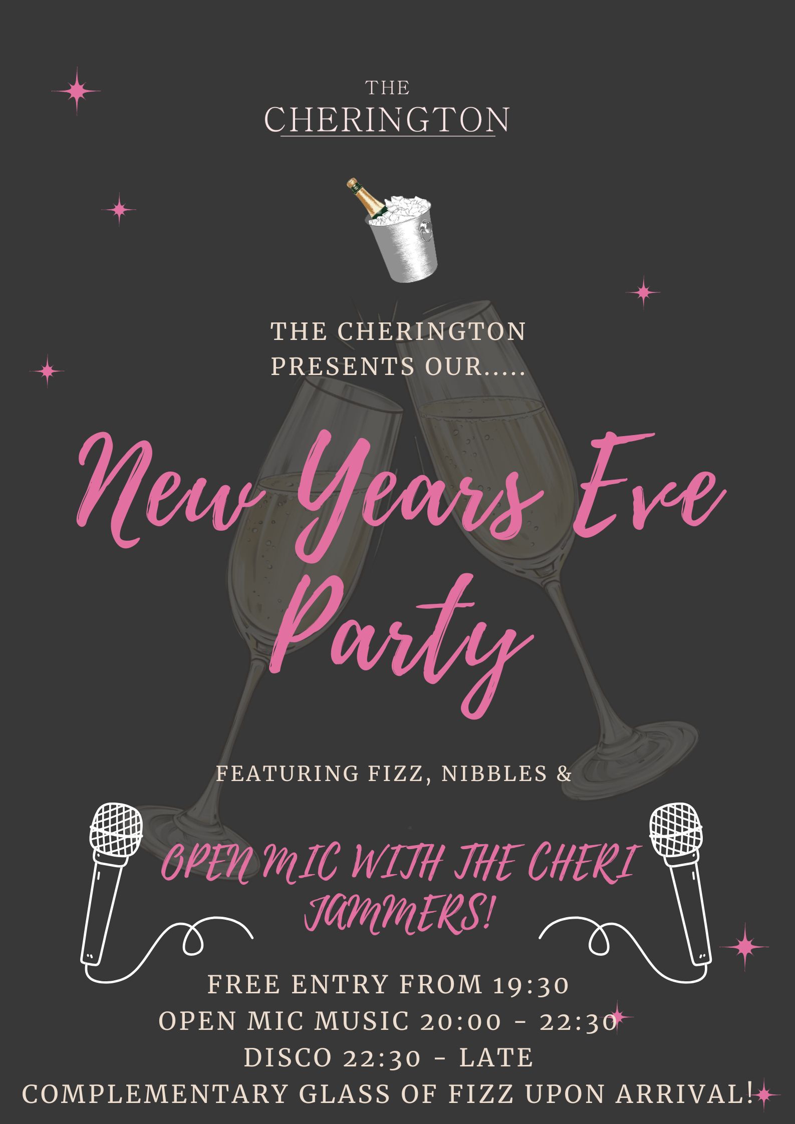 Celebrate New Year’s Eve at The Cherington | Cherington and Stourton ...